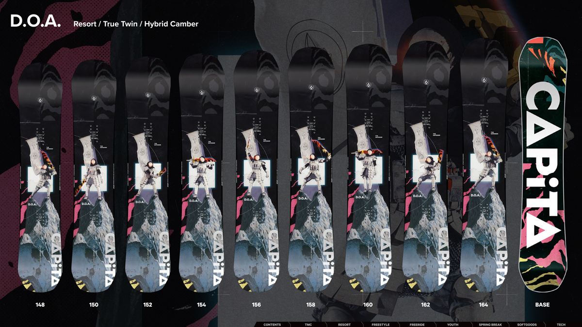 25-26 CAPiTA(ｷｬﾋﾟﾀ)・DOA [148cm 150cm 152cm 154cm 156cm 158cm 160cm ...